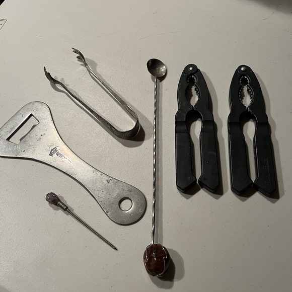 Other | Silver And Black Bar Tool Set | Poshmark